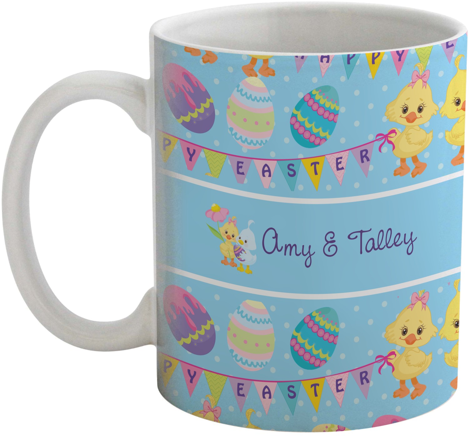 Happy Easter Coffee Mug (Personalized) - YouCustomizeIt