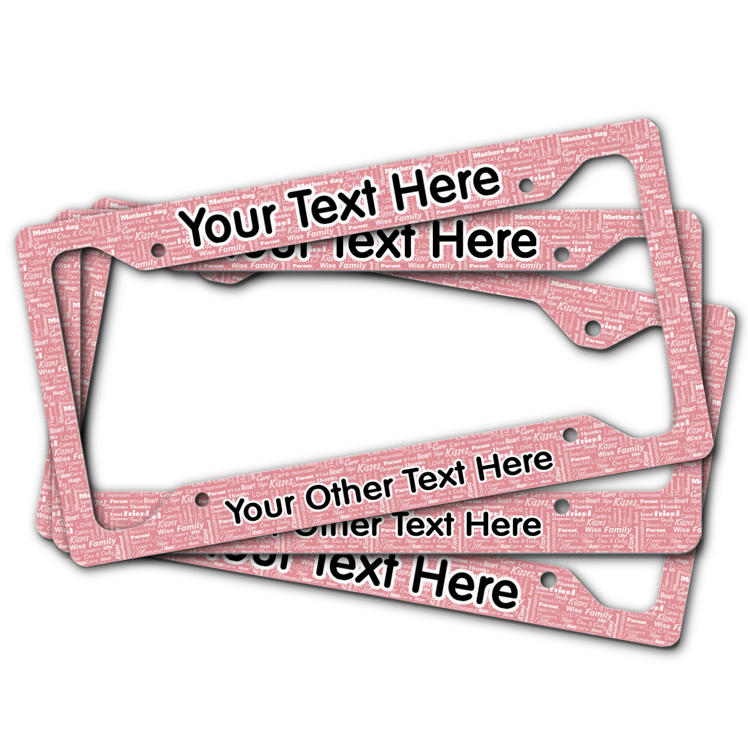 Custom Mother's Day License Plate Frame | YouCustomizeIt