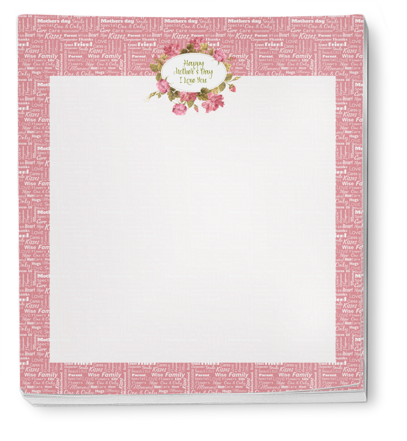 Custom Mother's Day Notepad | YouCustomizeIt