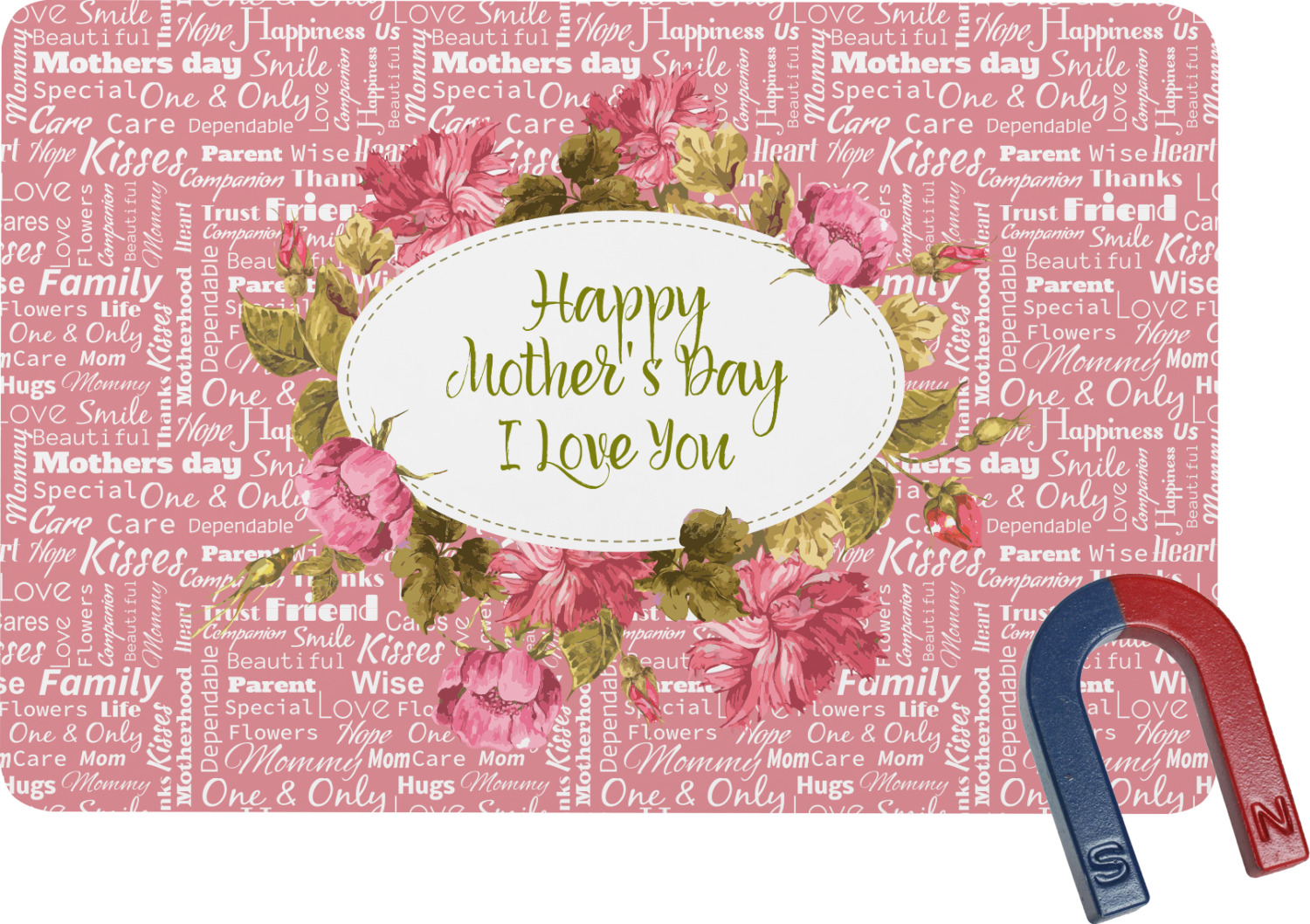 Mother's Day Rectangular Fridge Magnet - YouCustomizeIt