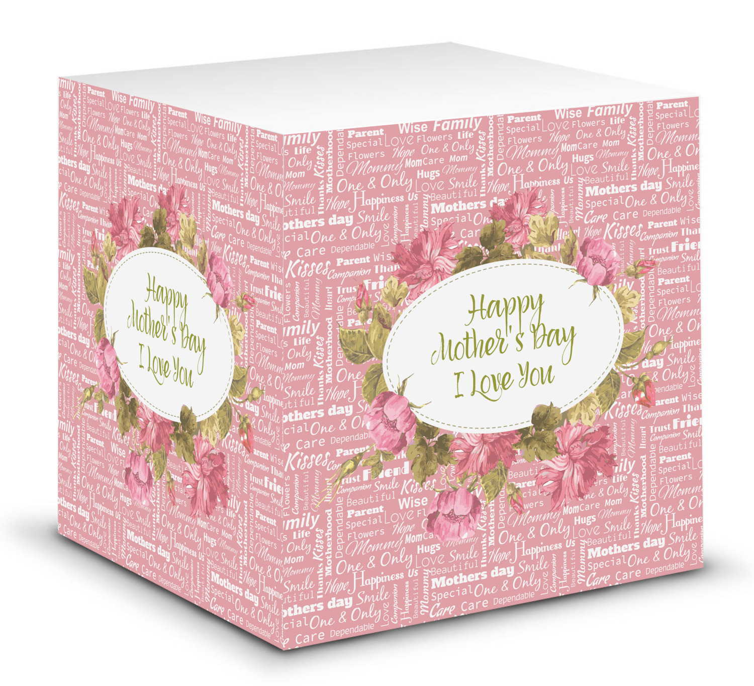 Custom Mother's Day Sticky Note Cube | YouCustomizeIt
