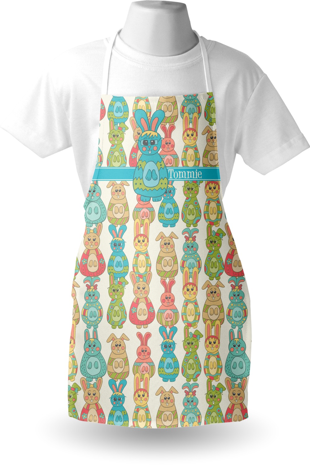 Fun Easter Bunnies Apron (Personalized) - YouCustomizeIt