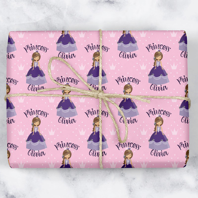Custom Custom Princess Wrapping Paper (Personalized) | YouCustomizeIt
