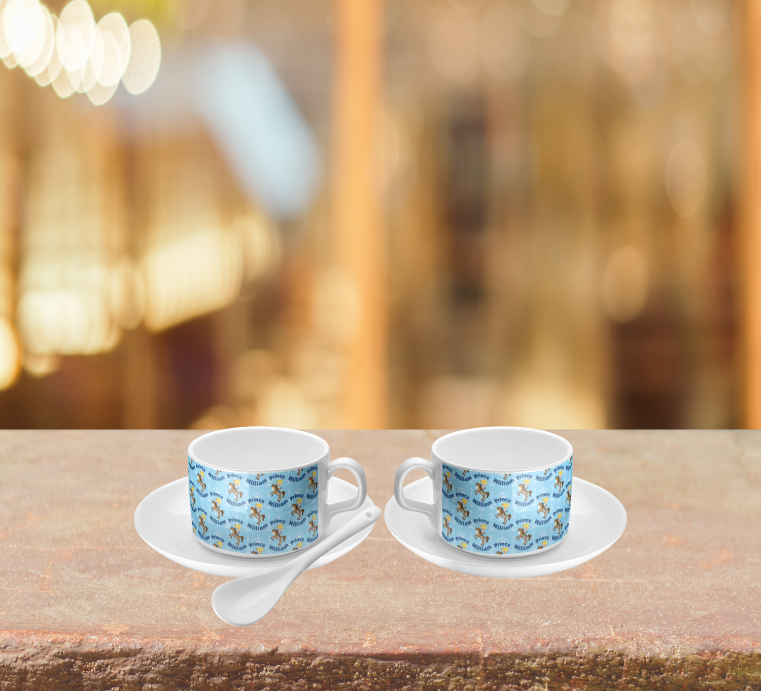 Custom Prince Tea Cup - Set of 4 (Personalized) - YouCustomizeIt