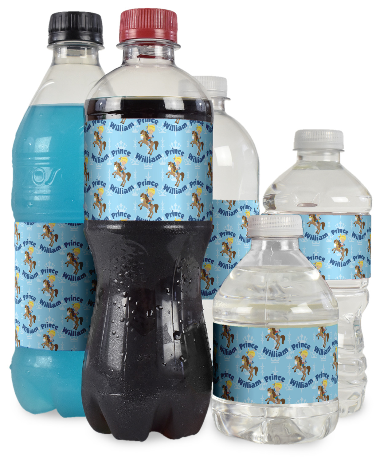 Custom Custom Prince Water Bottle Labels - Custom Sized (Personalized ...