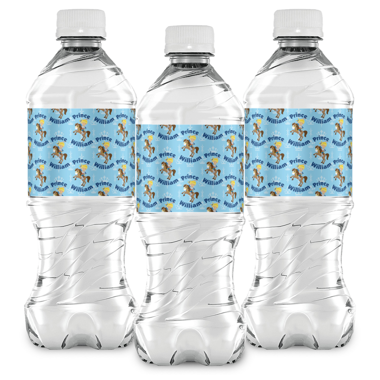 Custom Custom Prince Water Bottle Labels - Custom Sized (Personalized ...