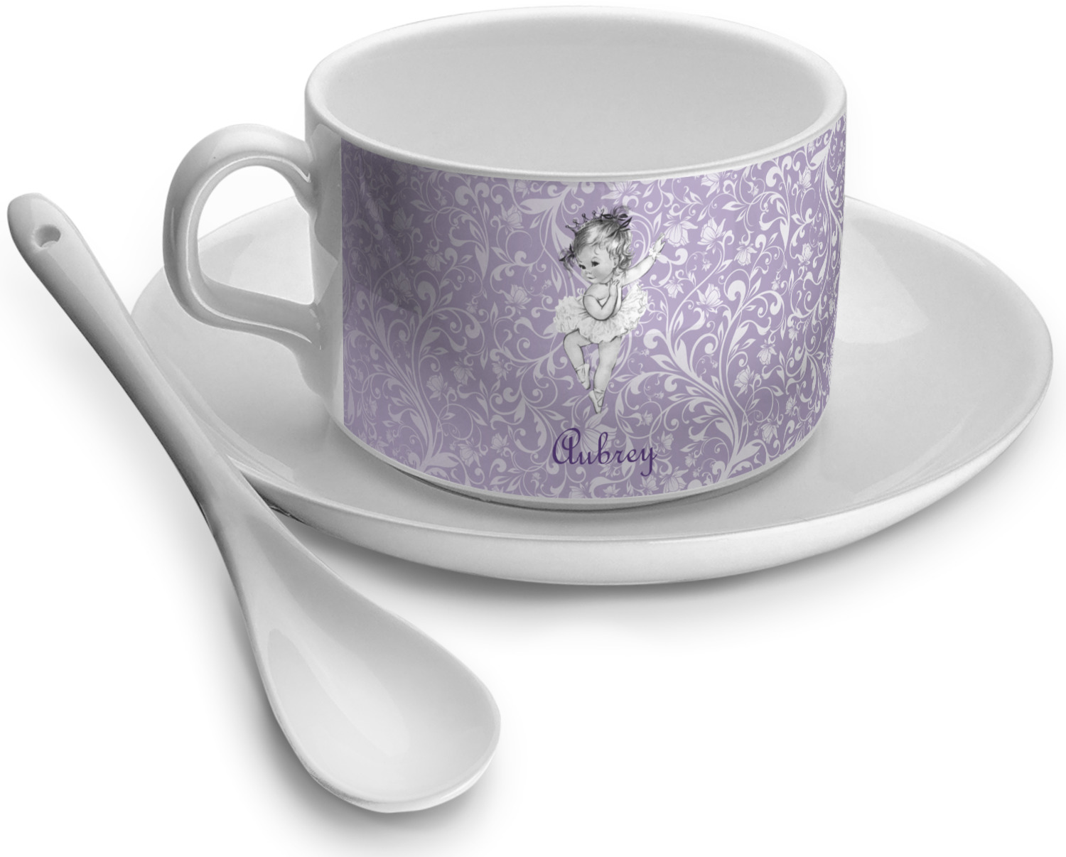 Ballerina Tea Cup - Single (Personalized) - YouCustomizeIt