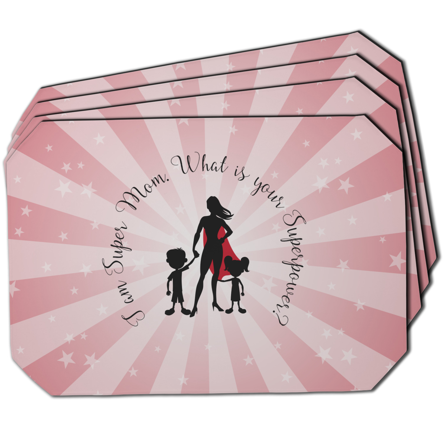 Super Mom Dining Table Mat - Octagon - YouCustomizeIt