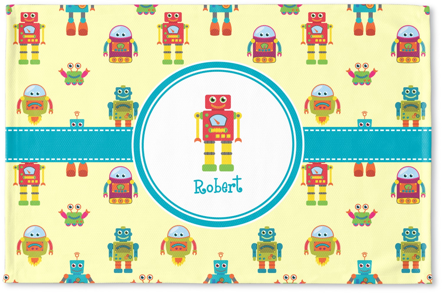 Custom Robot Woven Mat (Personalized) | YouCustomizeIt
