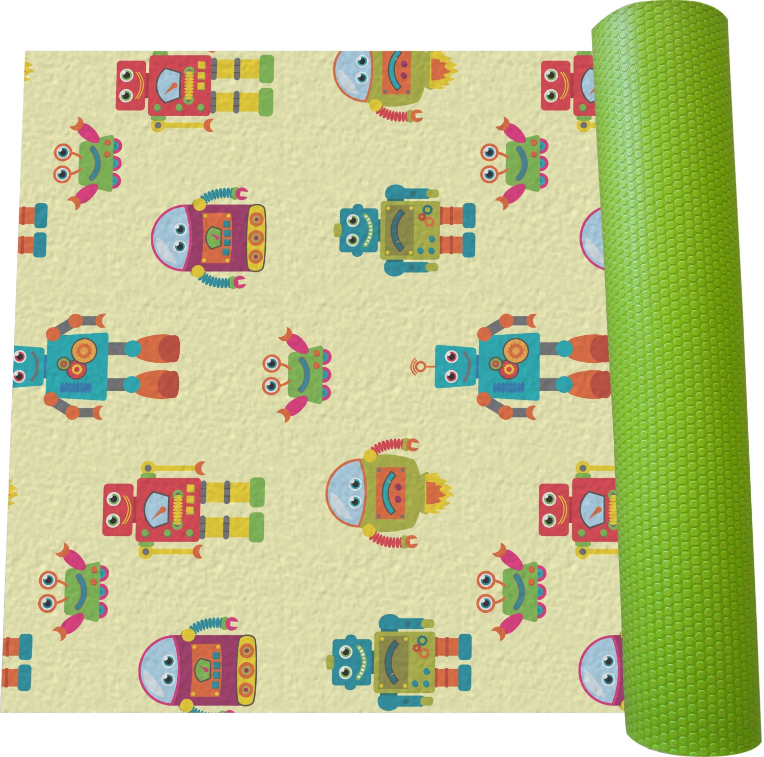 Robot Yoga Mat (Personalized) - YouCustomizeIt
