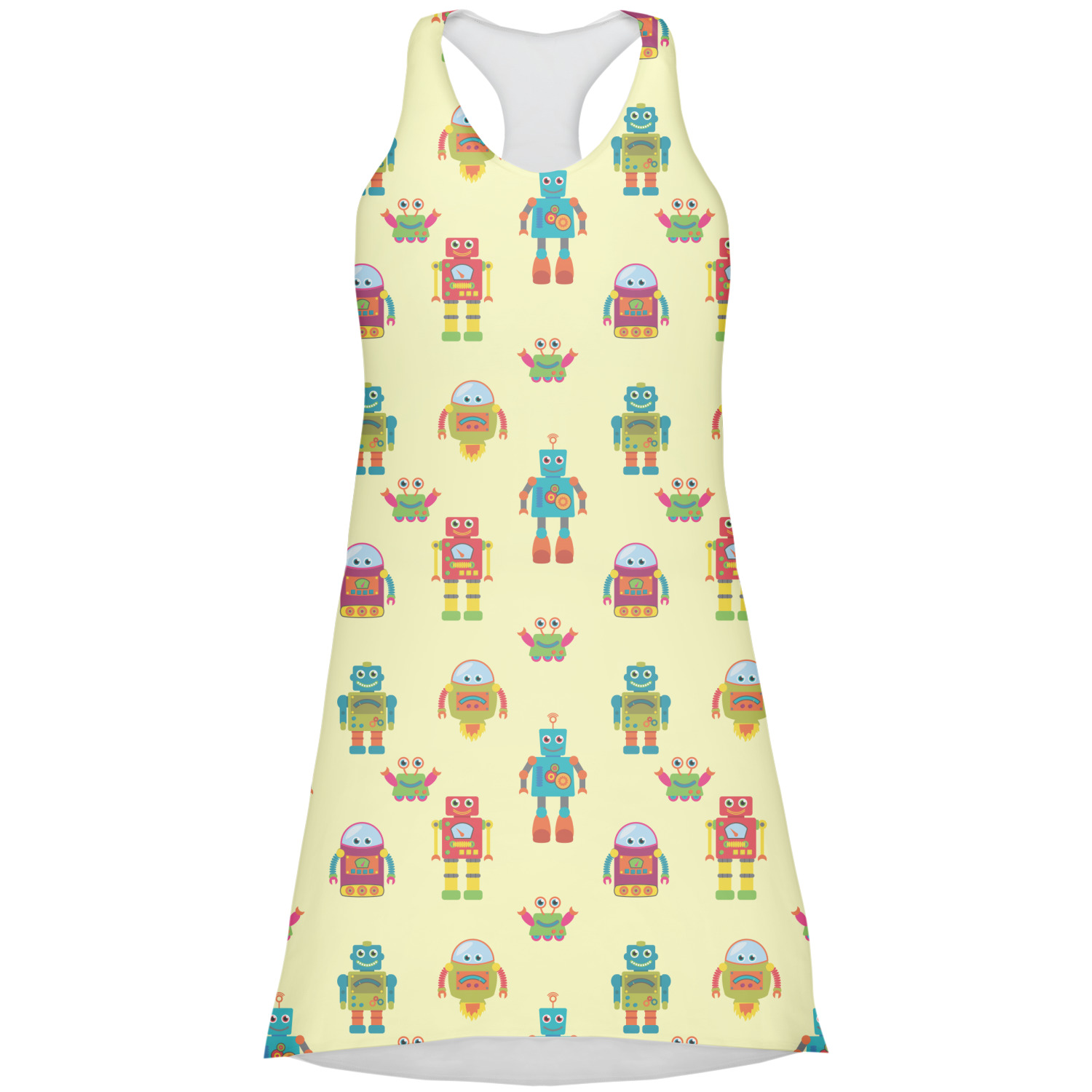 Robot Racerback Dress - X Small (Personalized) - YouCustomizeIt