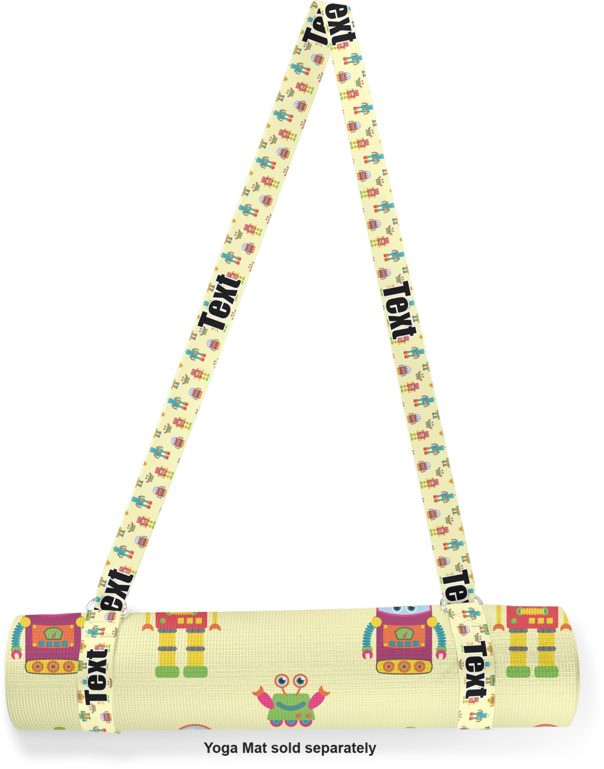 Custom Robot Yoga Mat Strap (Personalized) | YouCustomizeIt