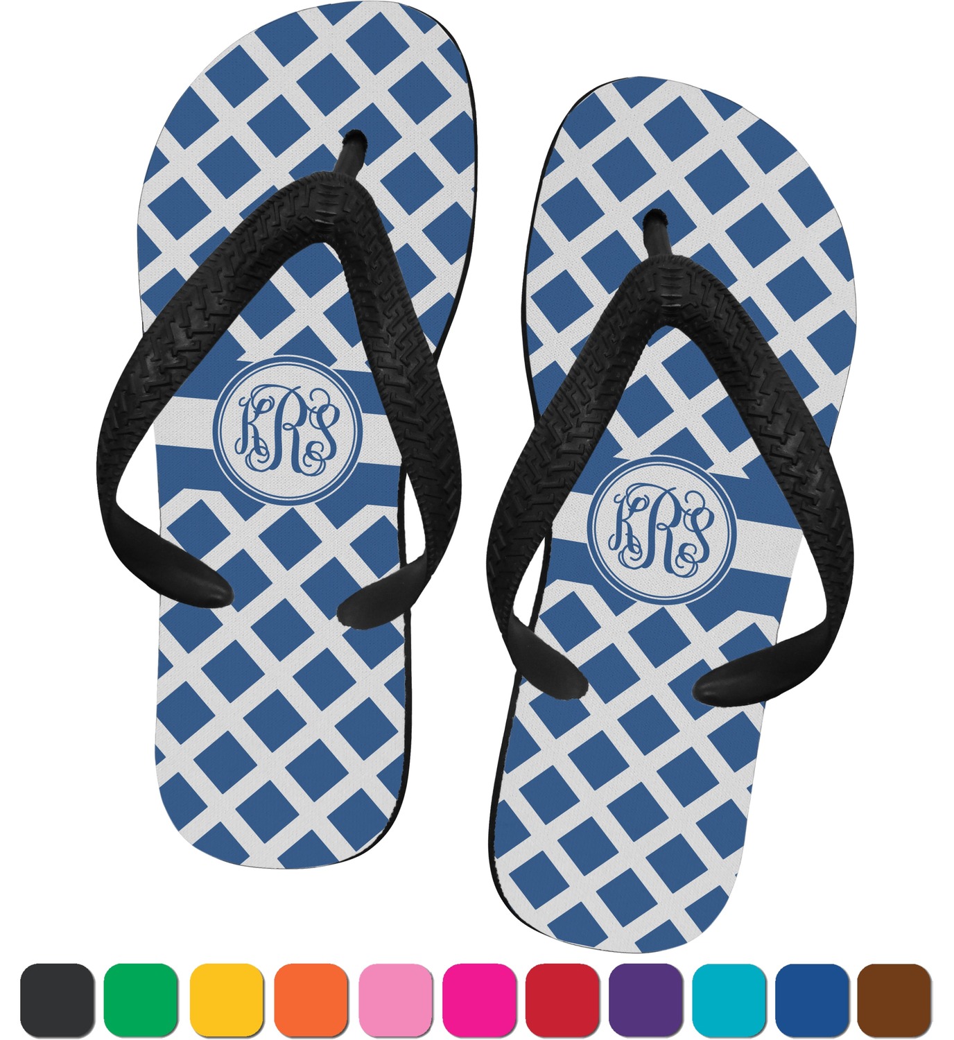 Diamond Flip Flops (Personalized) - YouCustomizeIt