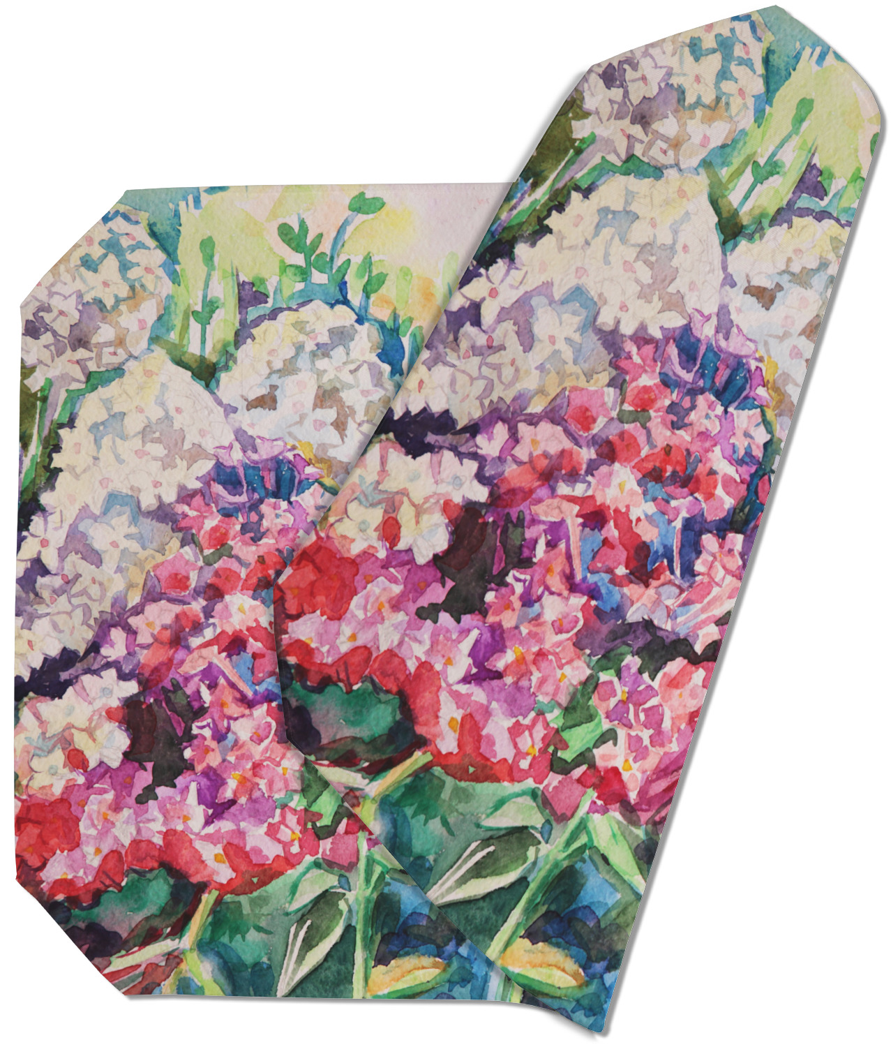 Custom Watercolor Floral Dining Table Mat - Octagon | YouCustomizeIt