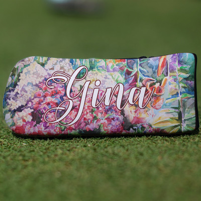 Custom Watercolor Floral Blade Putter Cover | YouCustomizeIt
