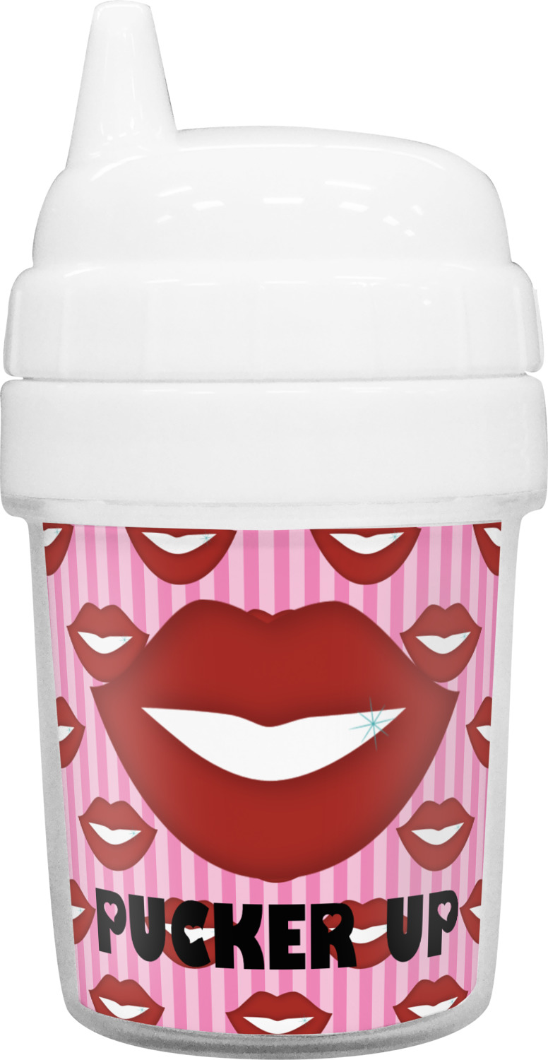 Lips (Pucker Up) Baby Sippy Cup - YouCustomizeIt