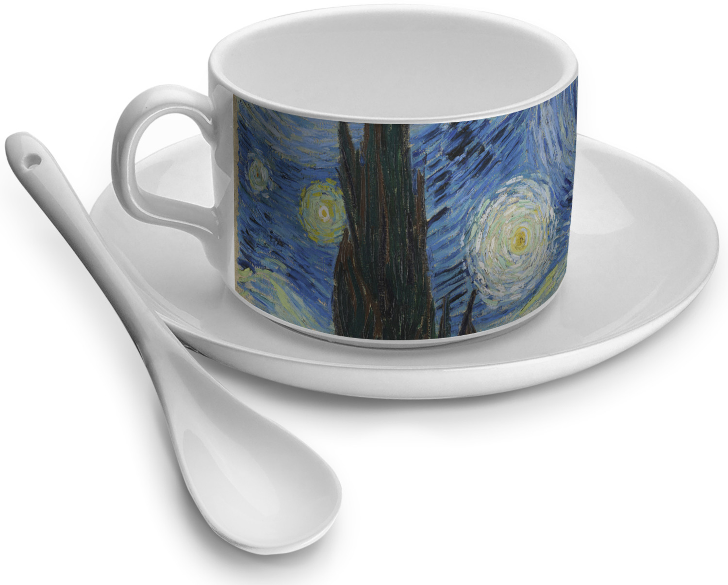 The Starry Night (Van Gogh 1889) Tea Cup - YouCustomizeIt