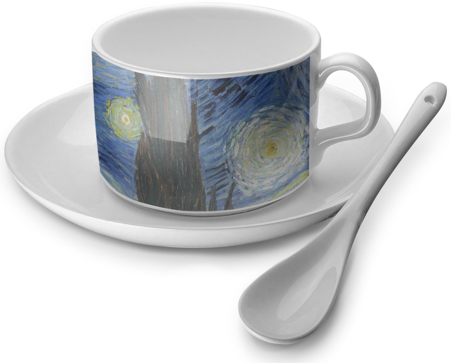 The Starry Night (Van Gogh 1889) Tea Cup - Set of 4 - YouCustomizeIt