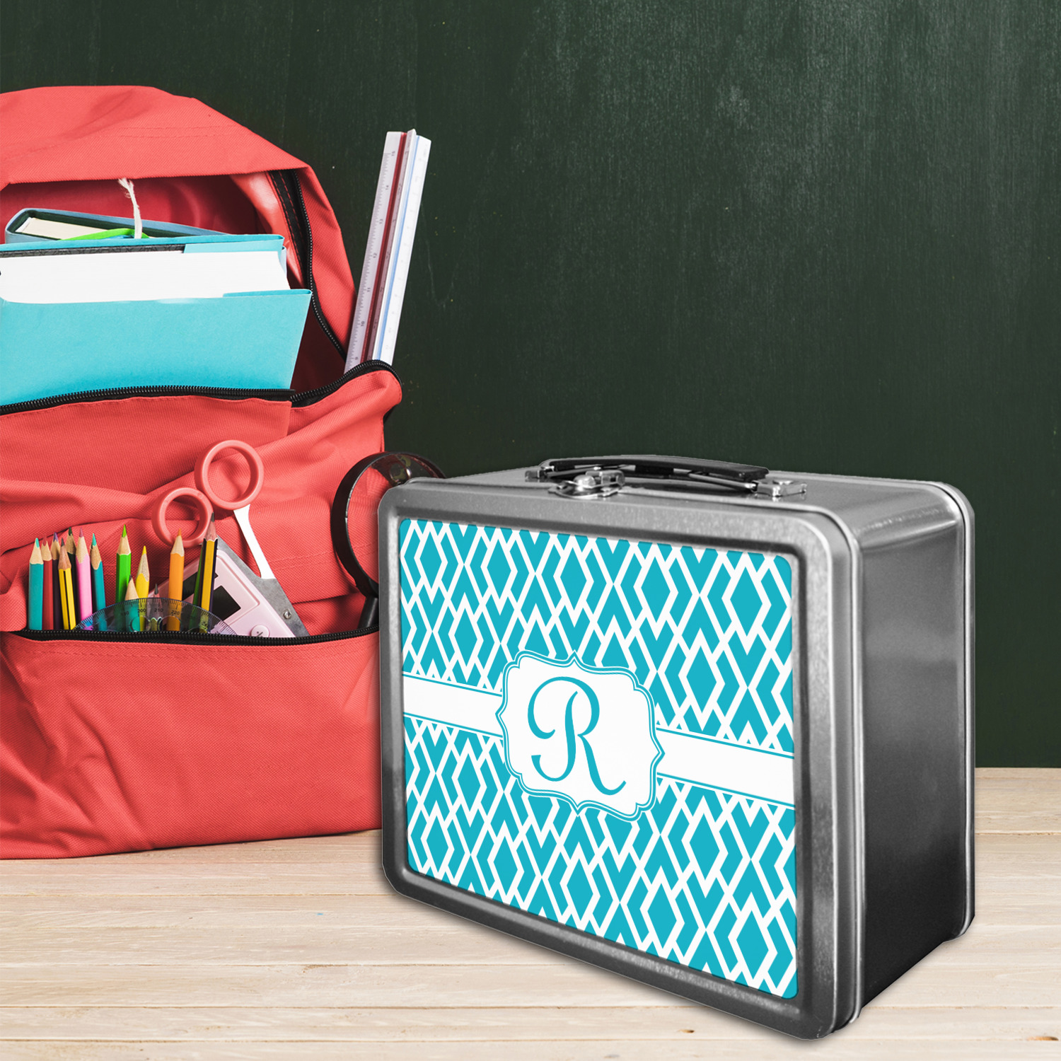 Custom Geometric Diamond Lunch Box (Personalized) | YouCustomizeIt