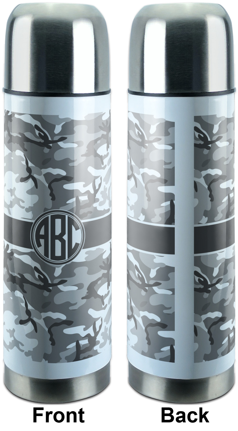Camo Stainless Steel Thermos (Personalized) - YouCustomizeIt