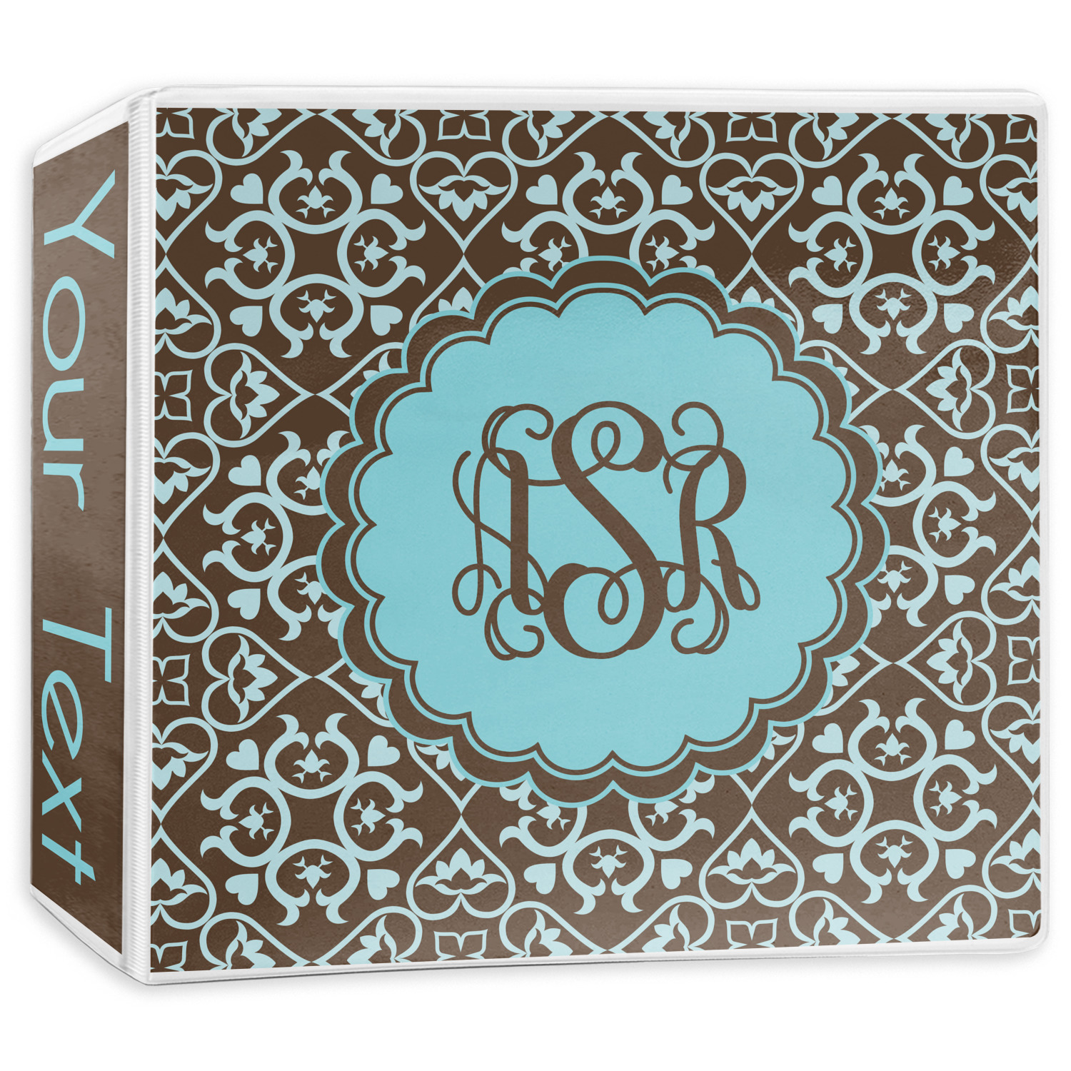 Floral 3-Ring Binder - 3 inch (Personalized) - YouCustomizeIt