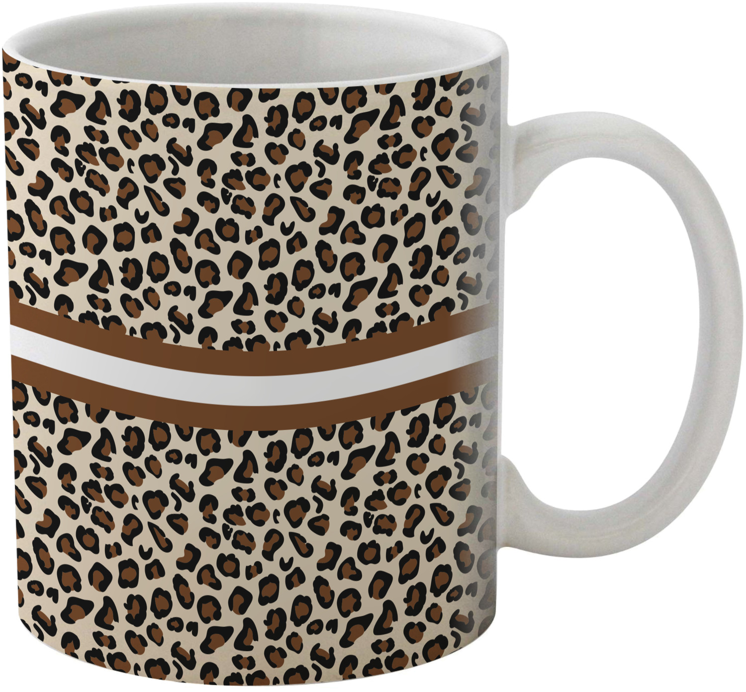 Leopard Print Coffee Mug (Personalized) - YouCustomizeIt
