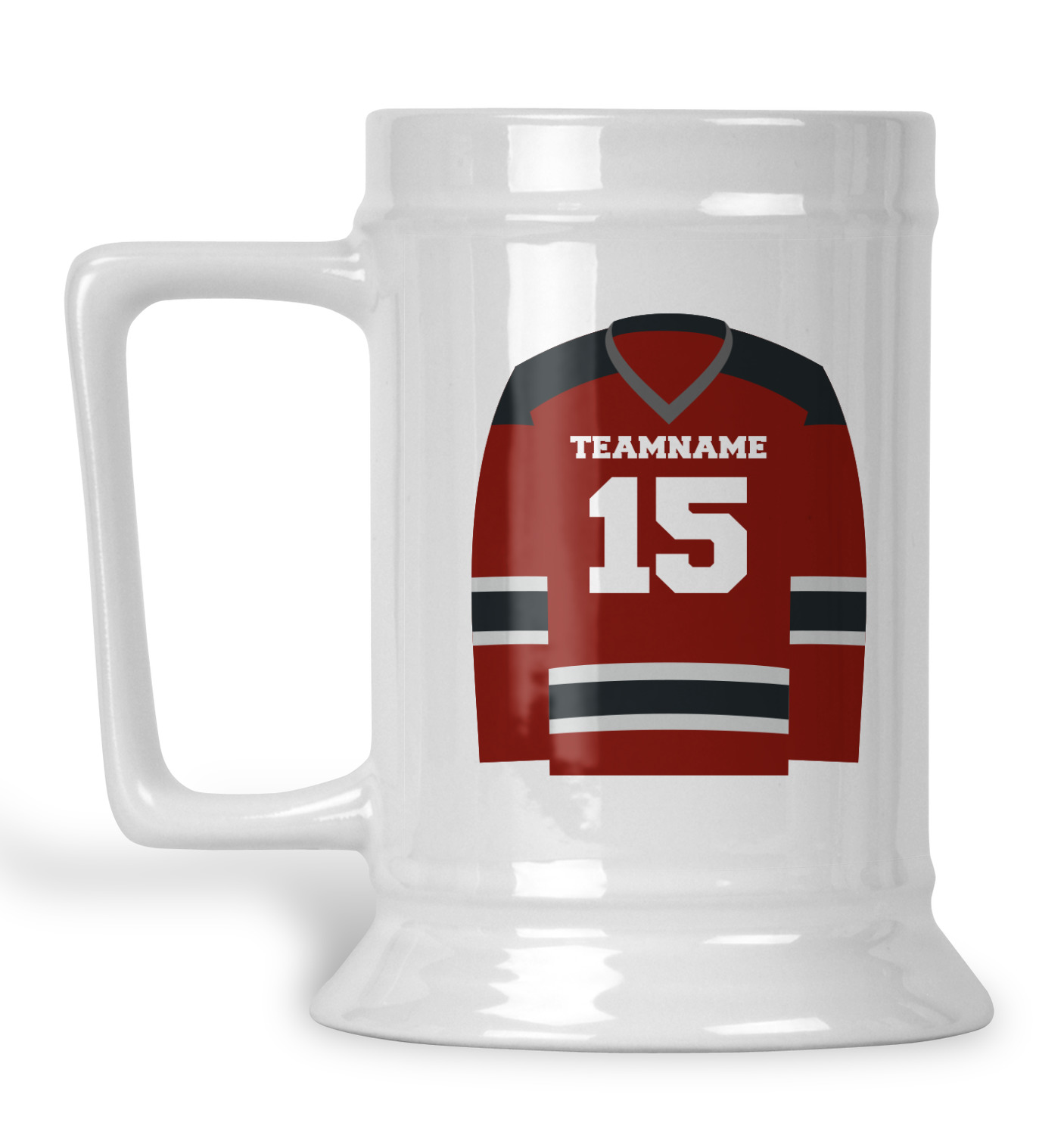 Hockey Beer Stein (Personalized) - YouCustomizeIt