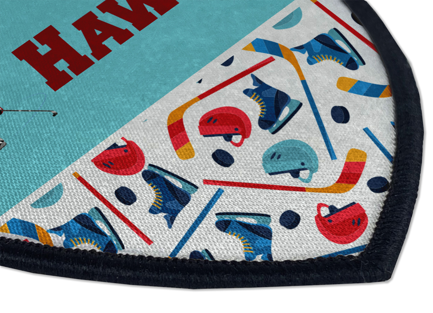 Hockey 2 Iron on Patches (Personalized) - YouCustomizeIt