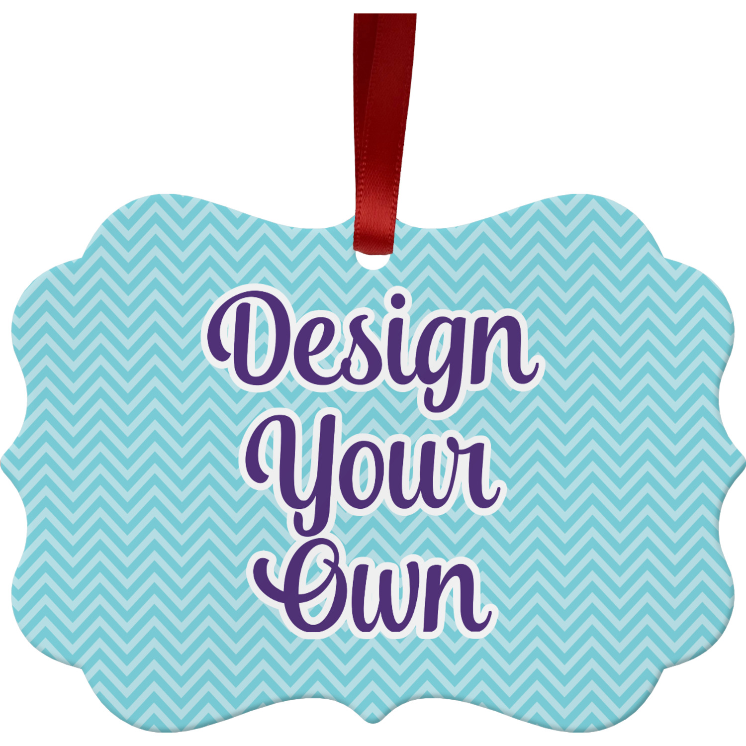 Design Your Own Metal Frame Ornament - Double-Sided | YouCustomizeIt