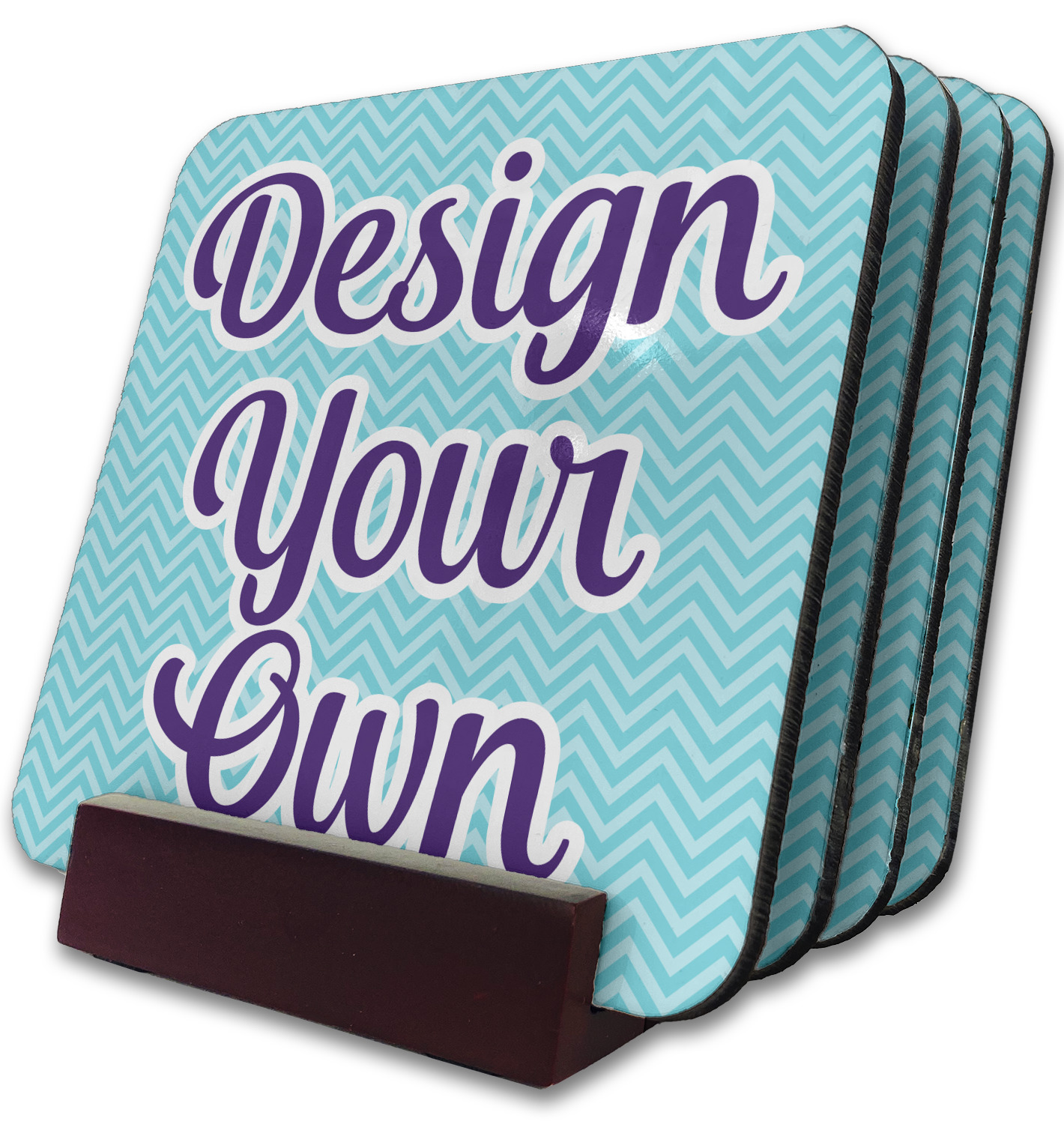 Design Your Own Coaster Set w/ Stand - YouCustomizeIt