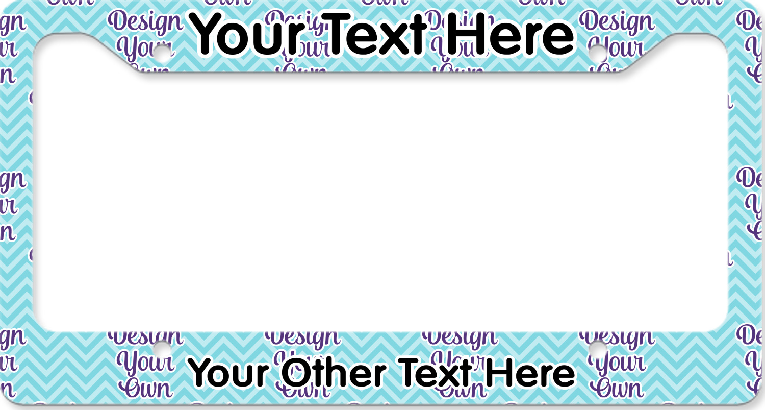 Design Your Own License Plate Frame (Personalized) - YouCustomizeIt Design Your Own License Plate Frame (Personalized) - YouCustomizeIt