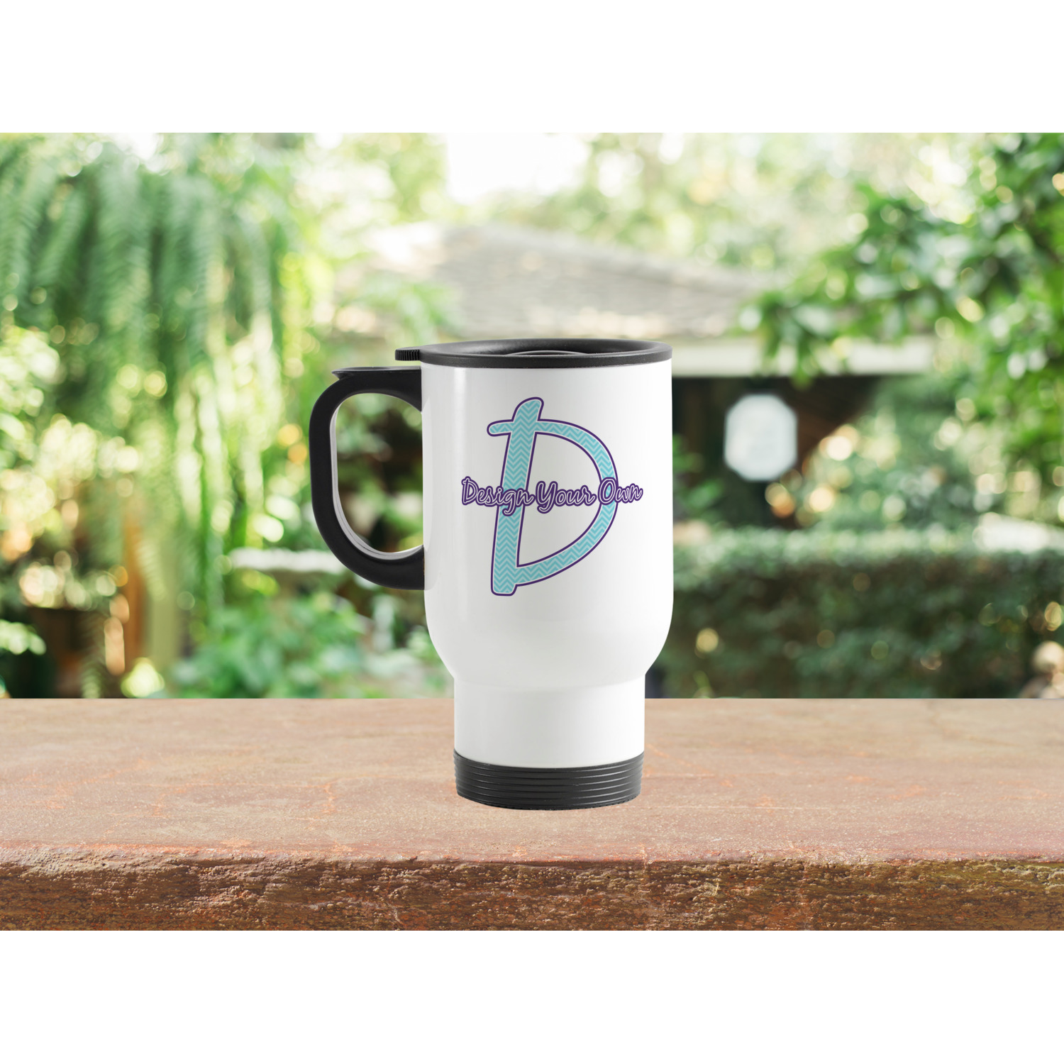 Design Your Own Stainless Steel Travel Mug with Handle - YouCustomizeIt