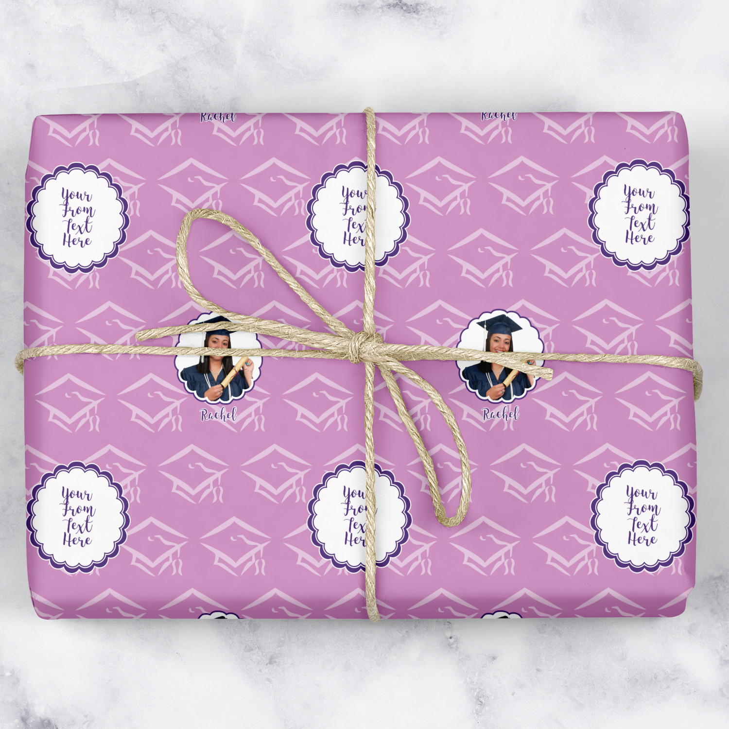Graduation Wrapping Paper Roll - Small (Personalized) - YouCustomizeIt