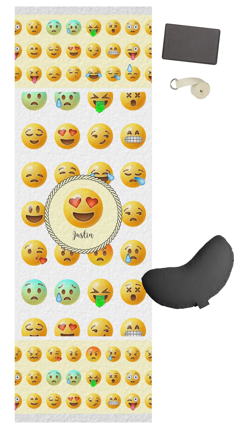 Emojis Yoga Mat (Personalized) - YouCustomizeIt