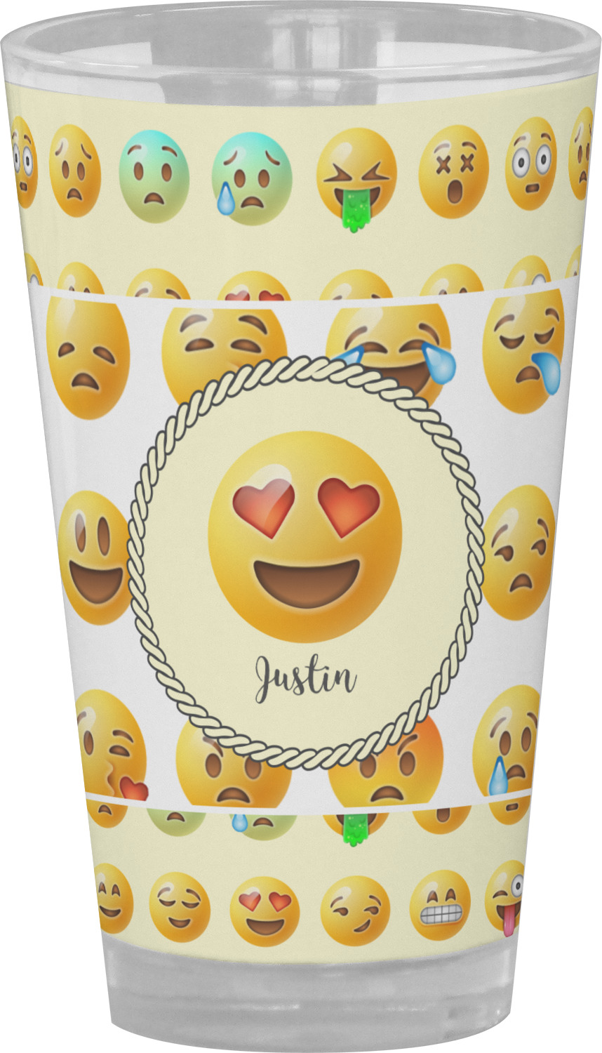 Emojis Drinking / Pint Glass (Personalized) - YouCustomizeIt