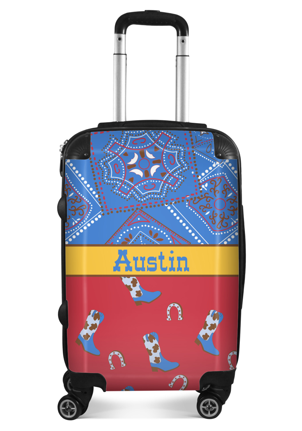 Cowboy Suitcase - 20" Carry On (Personalized) - YouCustomizeIt