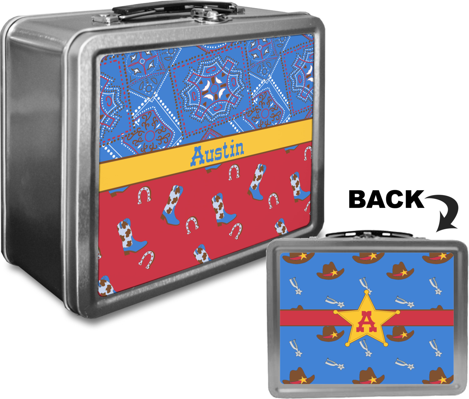 Cowboy Lunch Box (Personalized) - YouCustomizeIt