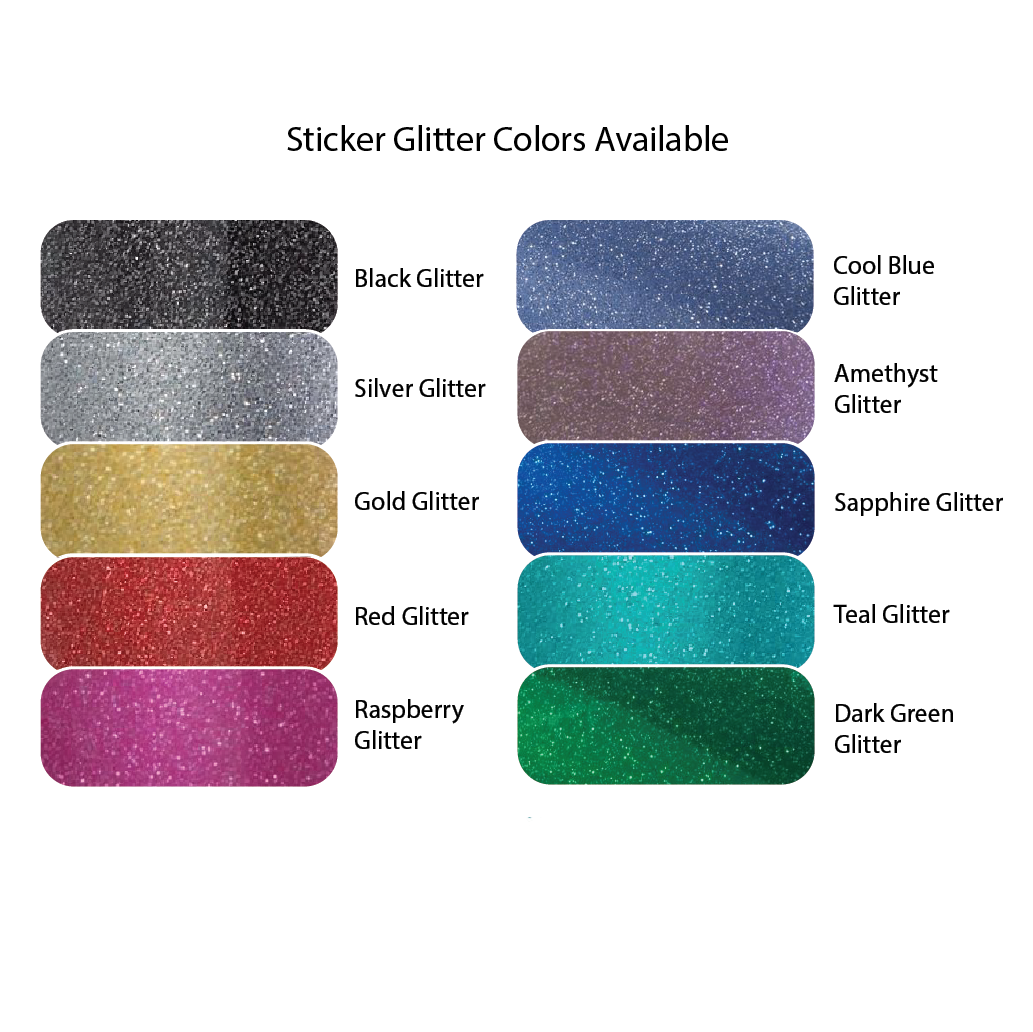 Love Quotes and Sayings Glitter Sticker Decal - Custom Sized ...