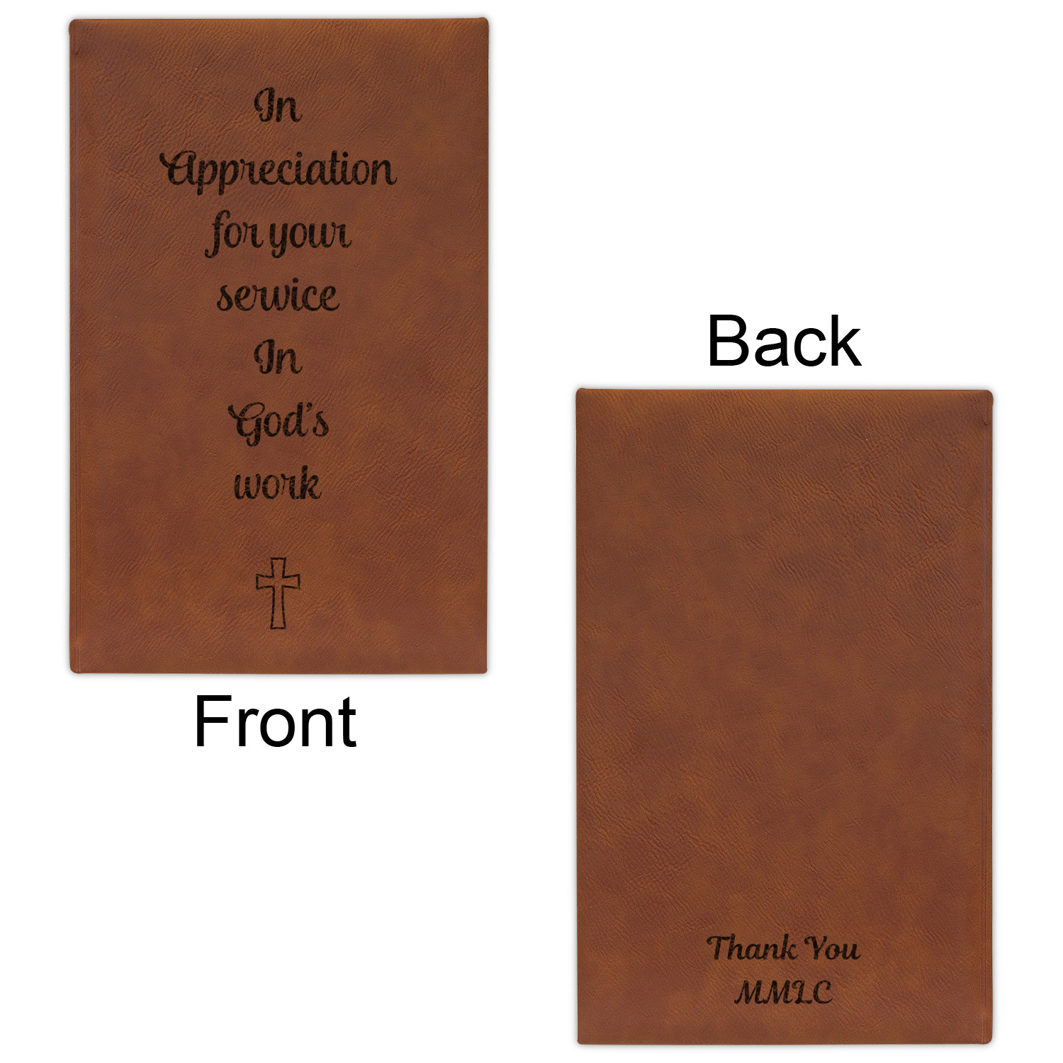 Custom Leatherette Journals - Single-Sided | Design & Preview Online ...