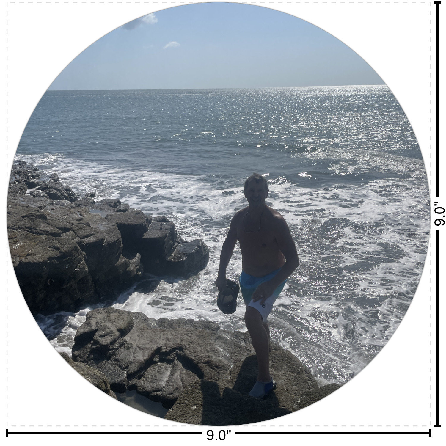 Custom Round Decals - Large | Design & Preview Online | YouCustomizeIt