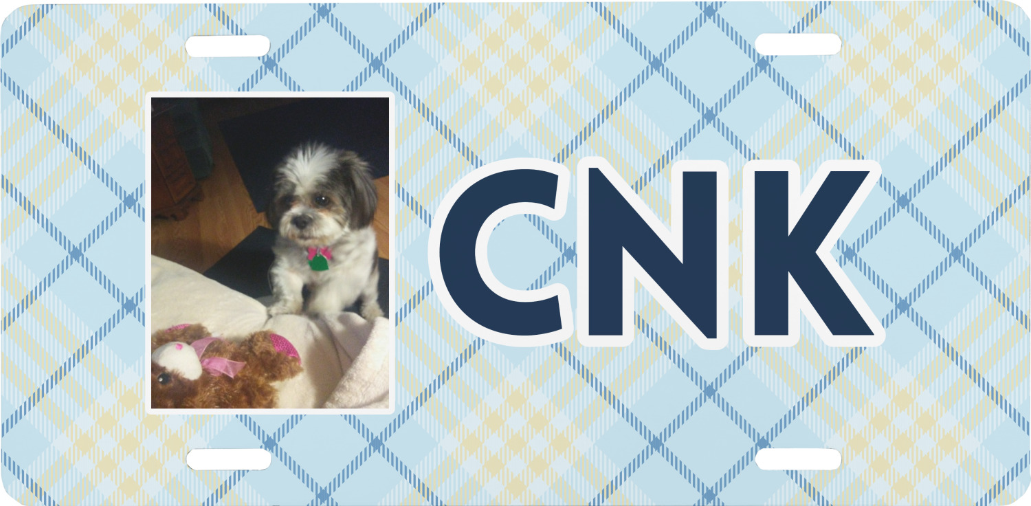 Custom Baby Boy Photo Front License Plate (Personalized) | YouCustomizeIt