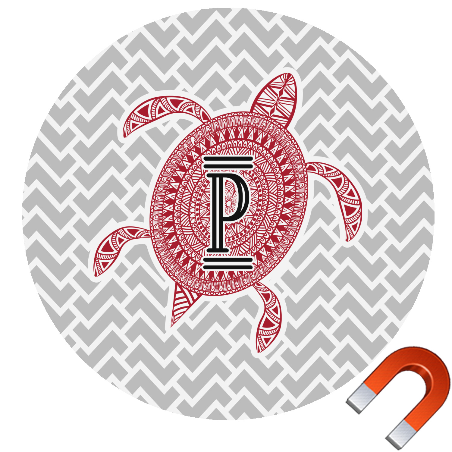 Design Your Own Round Car Magnet - 10" | YouCustomizeIt