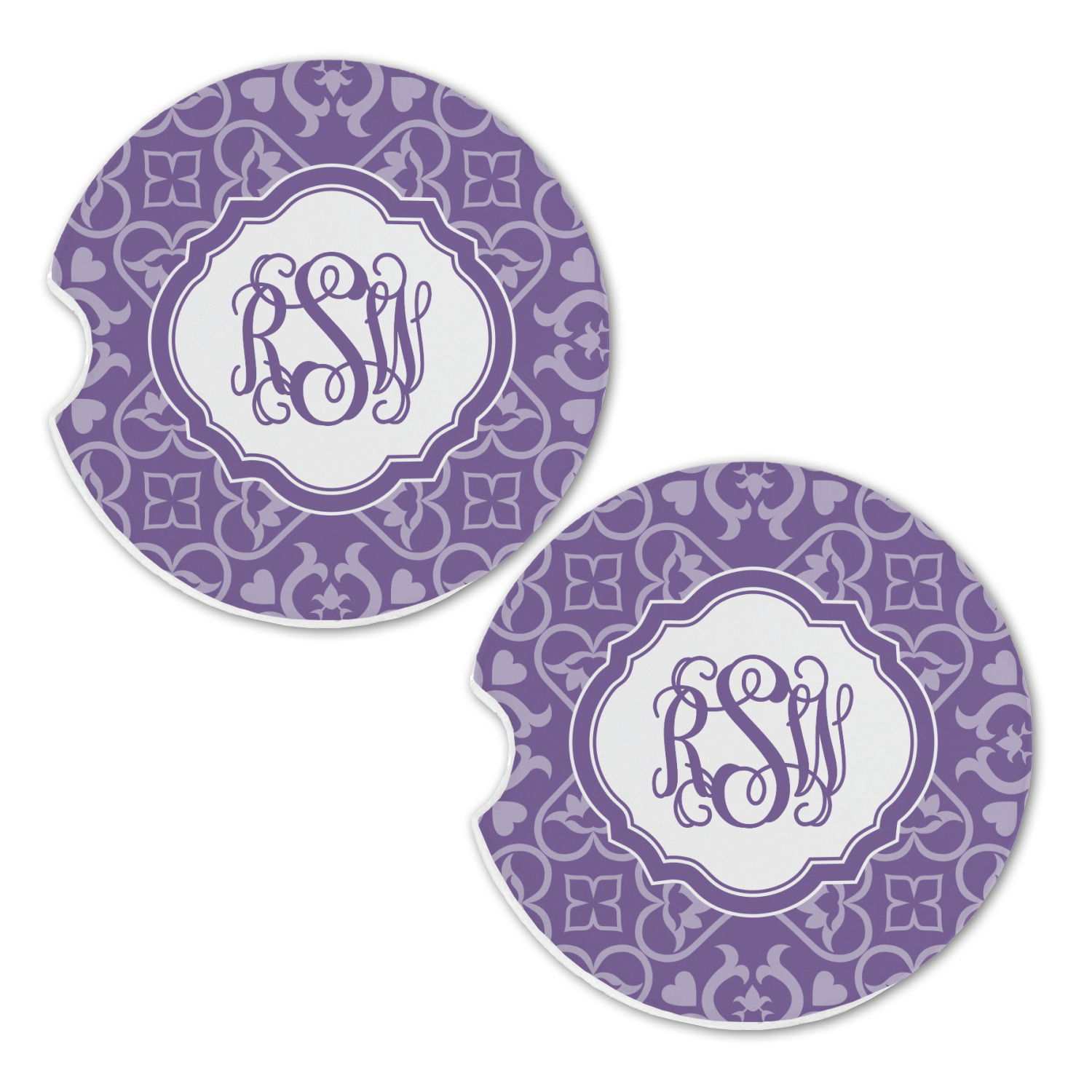 Design Your Own Sandstone Car Coasters - Set of 2 | YouCustomizeIt