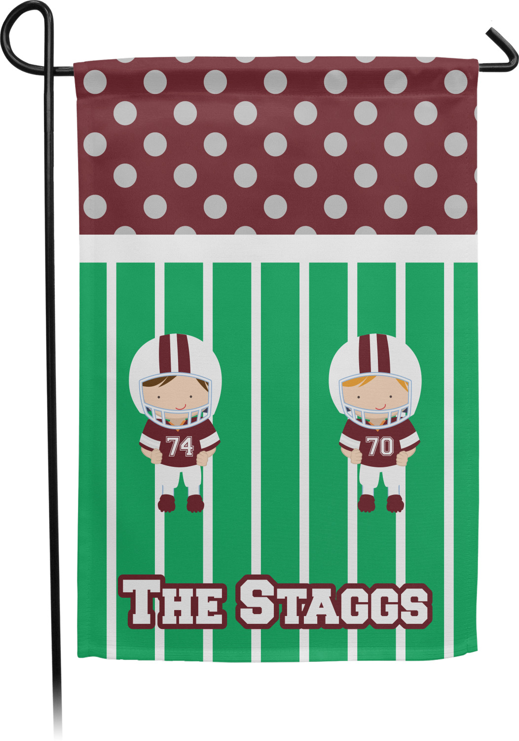 Custom Football Garden Flag (Personalized) | YouCustomizeIt