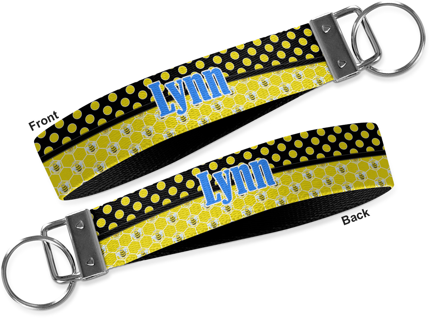 Custom Webbing Keychain Fobs | Design & Preview Online | YouCustomizeIt