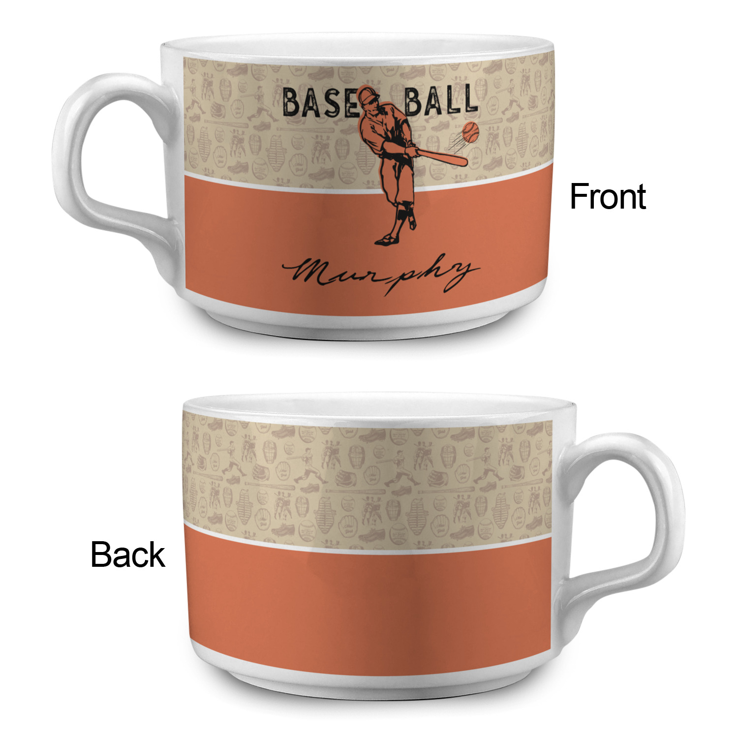 Custom Tea Cups - Set of 4 | Design & Preview Online | YouCustomizeIt