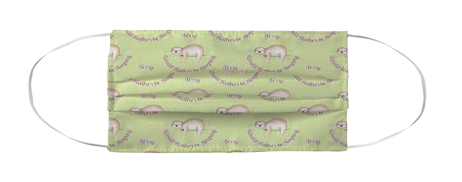 Custom Sloth Face Mask Cover (Personalized) | YouCustomizeIt