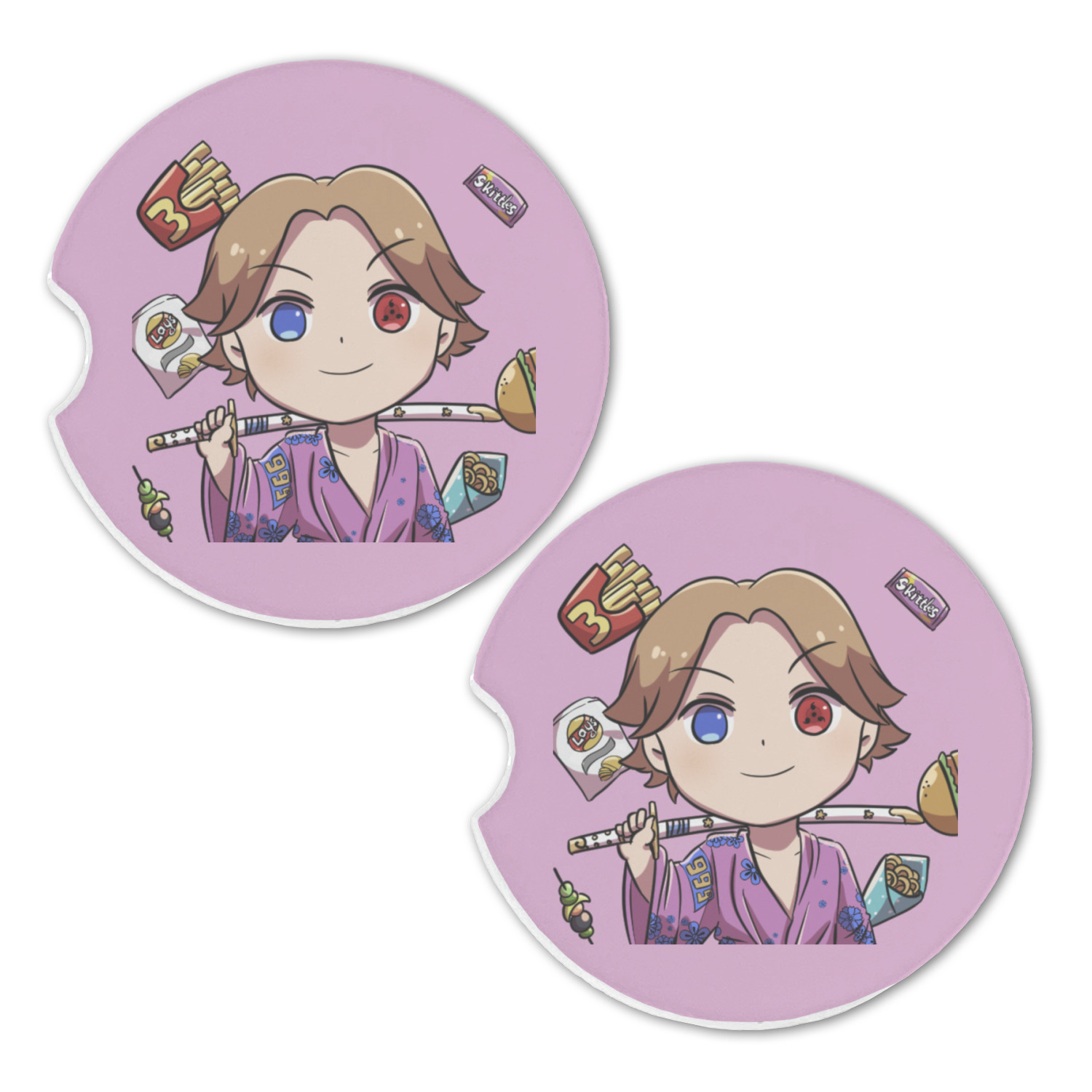 Design Your Own Sandstone Car Coasters - Set of 2 | YouCustomizeIt