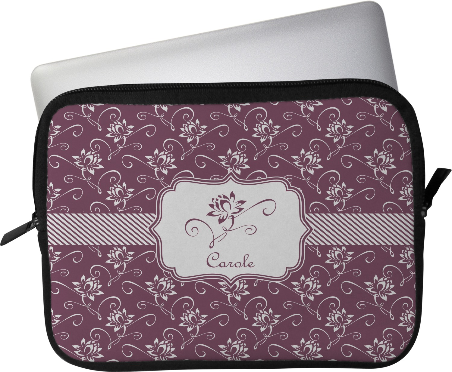 Custom Lotus Flowers Laptop Sleeve / Case (Personalized) | YouCustomizeIt