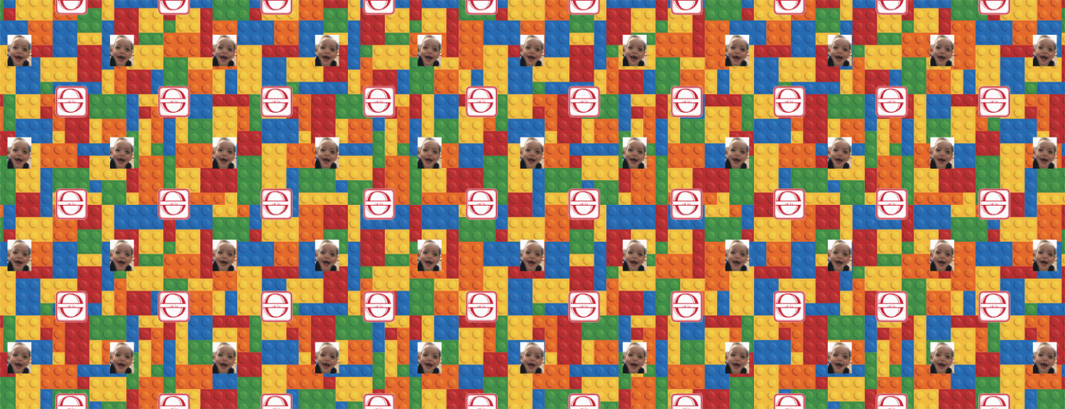 Custom Building Blocks Wrapping Paper (Personalized) | YouCustomizeIt